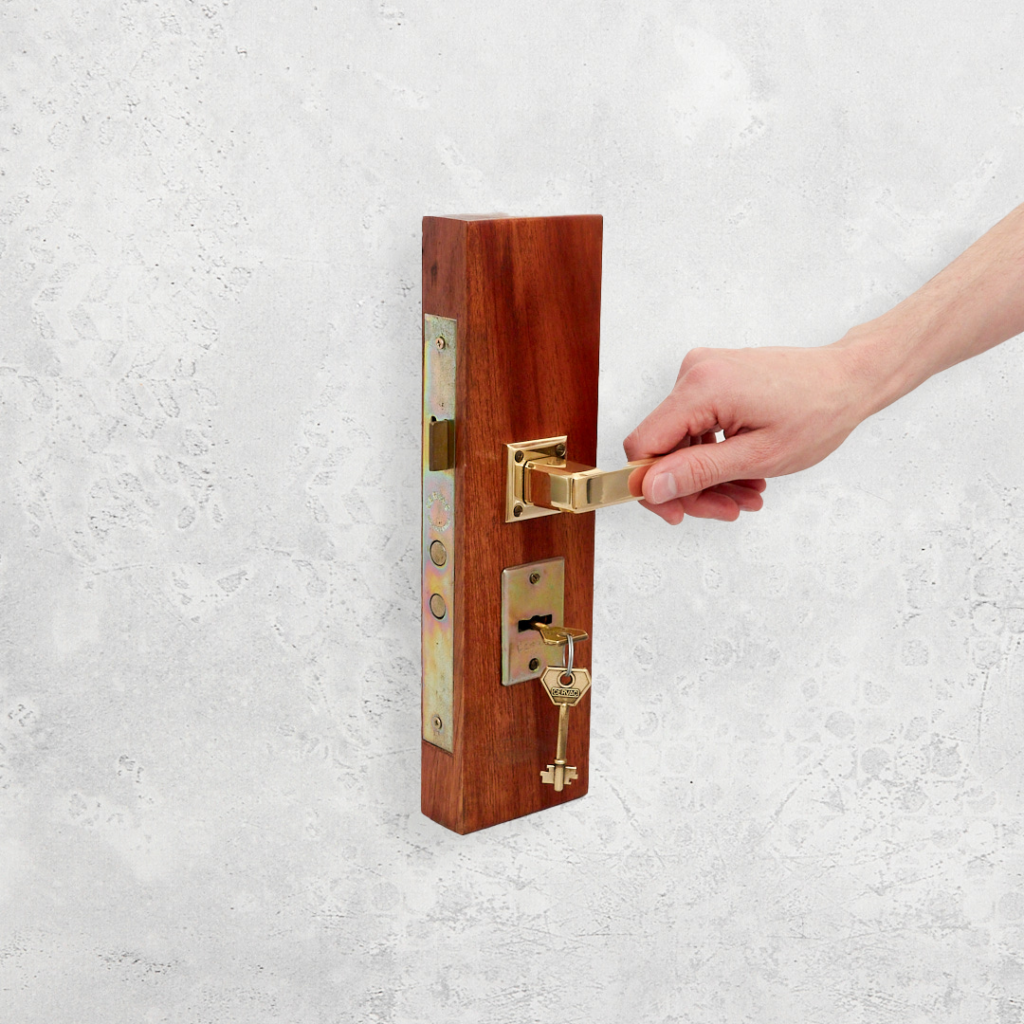 Cerradura de Seguridad CERVAC - Doble Perno - Herrajes Hervac